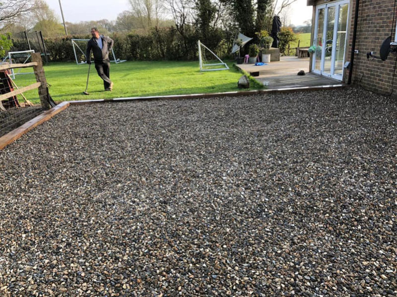 Shingle Driveway and Fencing - P M Tassell Fencing
