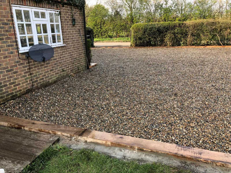 Shingle Driveway and Fencing - P M Tassell Fencing